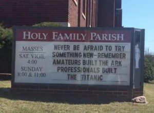 Hilarious Humor: These Are The BEST Funny Church Signs!